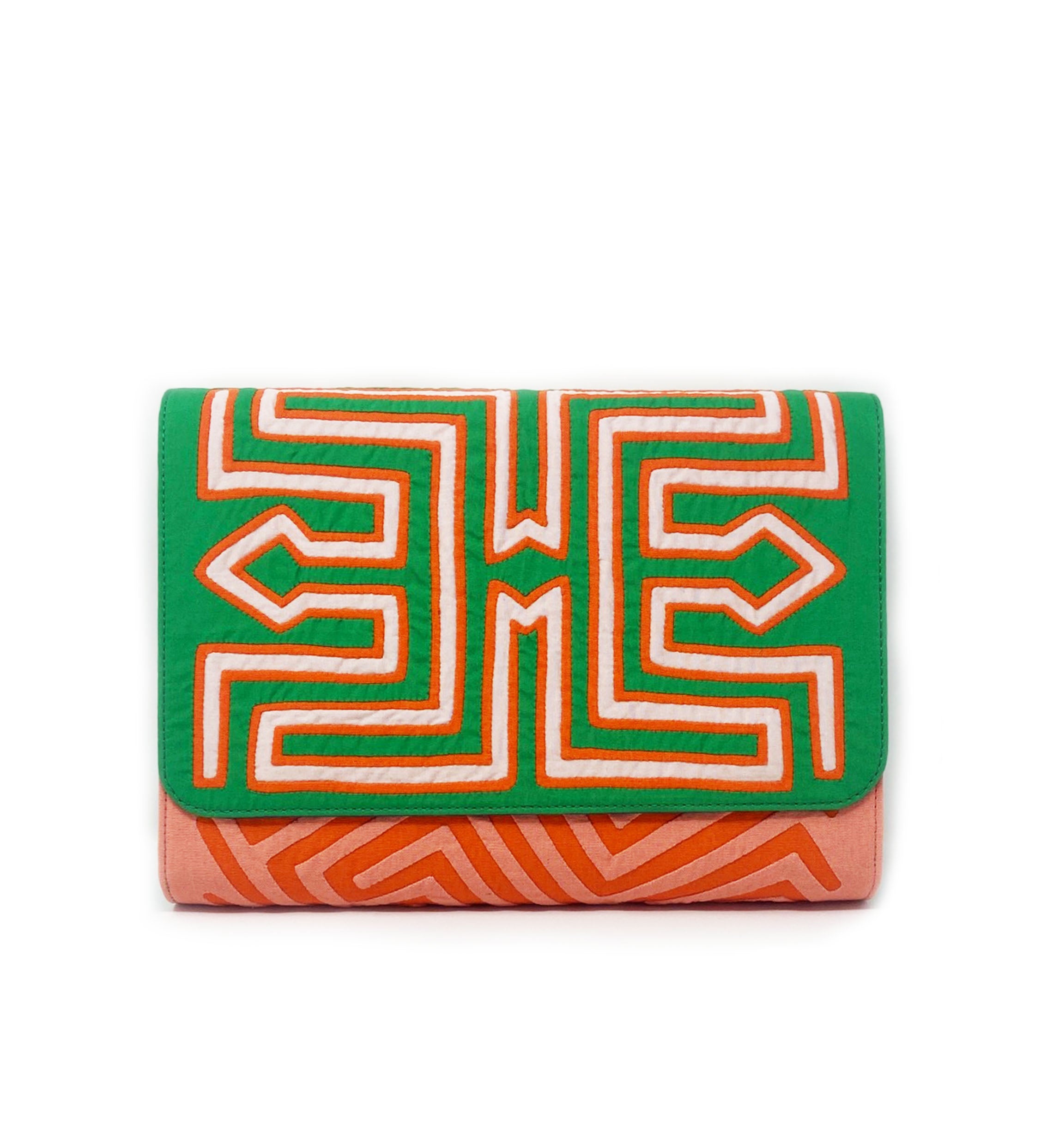 Clementine Medium Kuna Clutch – Ibu Movement