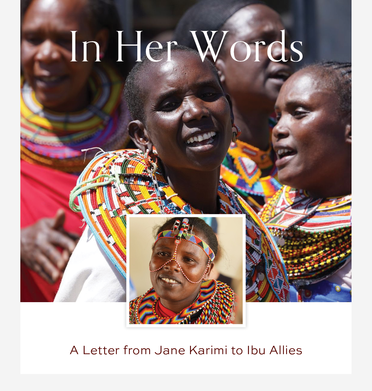In Her Words: A Letter from Jane Karimi to Ibu Allies – Ibu Movement