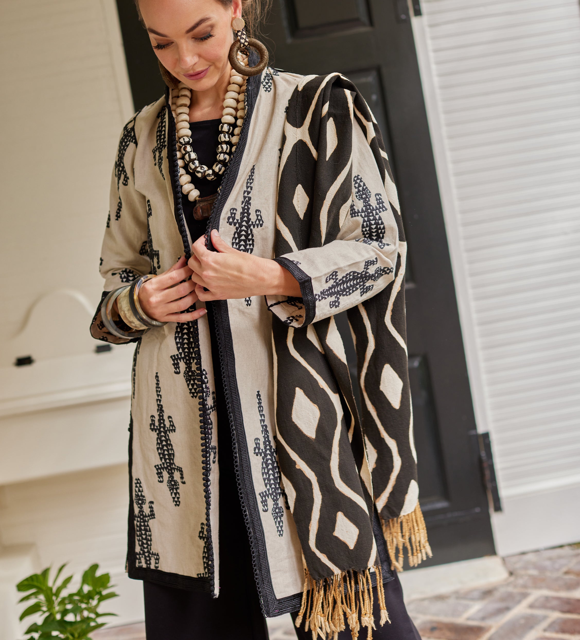 Moroccan Jacket: Baracoa Embroidery – Ibu